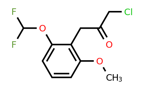 CAS 1804269-23-5 | 1-Chloro-3-(2-(difluoromethoxy)-6-methoxyphenyl)propan-2-one - Aceschem