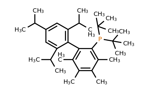CAS 857356-94-6 | Di-tert-butyl(2',4',6'-triisopropyl-3,4,5,6-tetramethyl-[1,1'-biphenyl]-2-yl ...